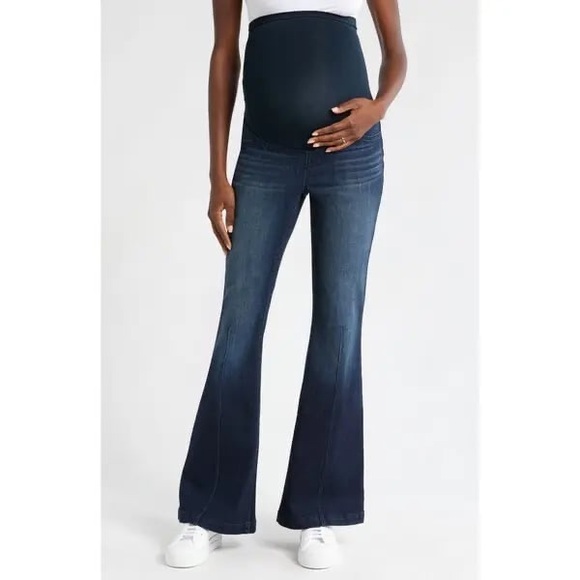 1822 Denim | Jeans | Nwt 822 Denim 25 Over The Bump Flare Maternity ...
